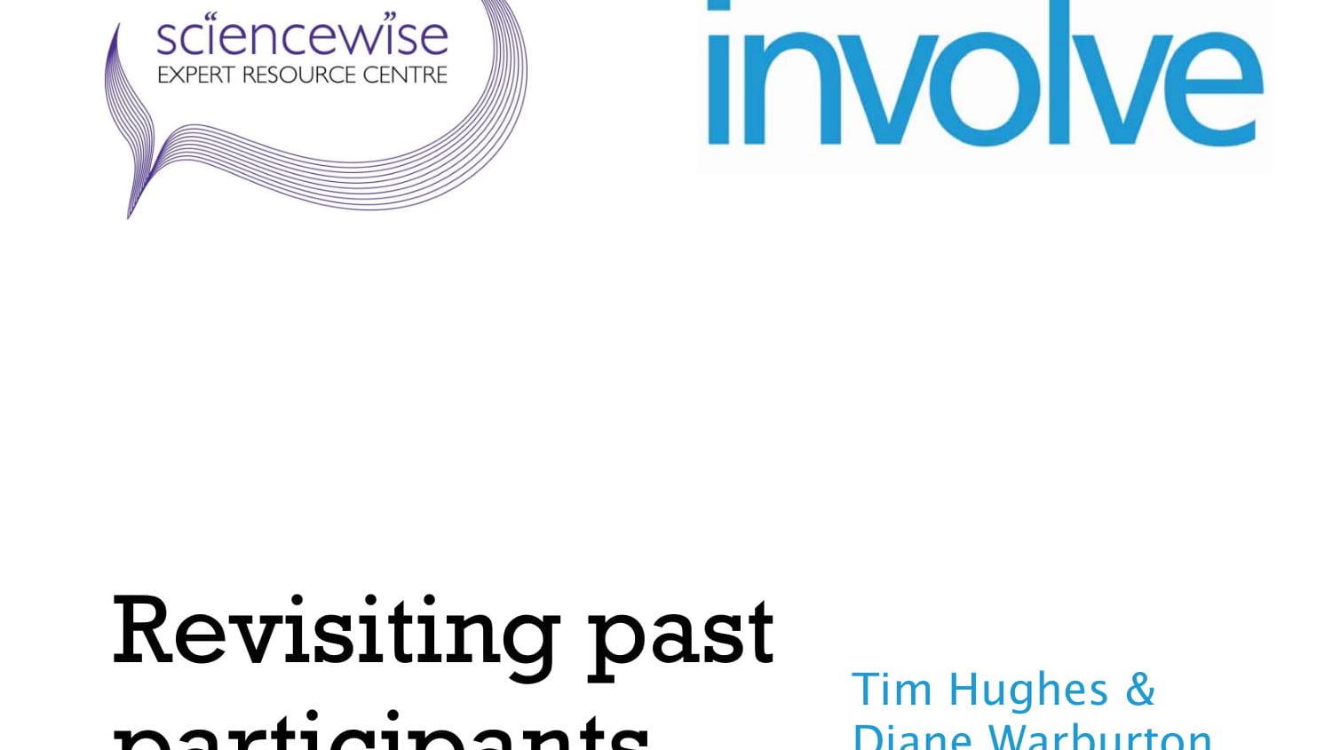Revisiting past participants | Involve